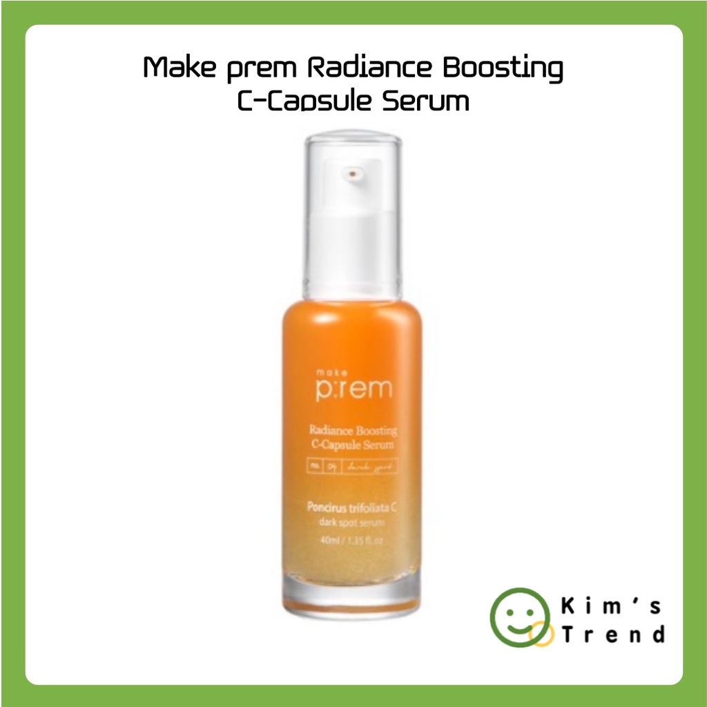 [Make P:rem] Make prem Radiance Boosting C-Capsule Serum (40 | 蝦皮購物