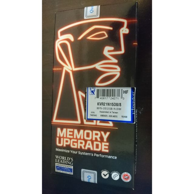 金士頓 Ddr4 2133 8g Kingston Dram 記憶體 蝦皮購物