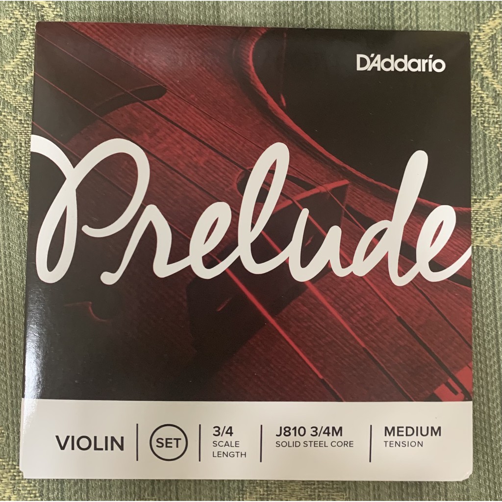 [雅柏提琴] D`Addario Prelude J810 小提琴 弦 整組 公司正品貨 | 蝦皮購物