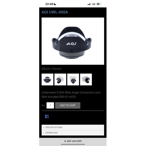 AOI UWL-400A TG廣角鏡頭組 | 蝦皮購物