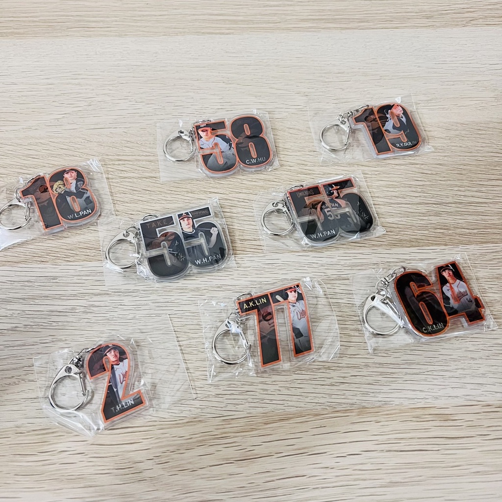 【絕版】現貨 統一獅 球員 背號 鑰匙圈 扭蛋 (可選球員) 2022 UNILION 最後一武 潘武雄 蘇智傑 | 蝦皮購物