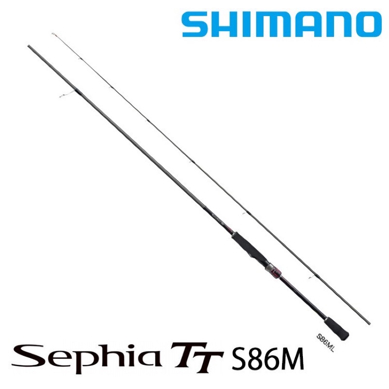 百有釣具 SHIMANO SEPHIA TT S86M/S86MH並繼軟絲竿，不受限釣場、釣季活躍因應全方位竿款 | 蝦皮購物