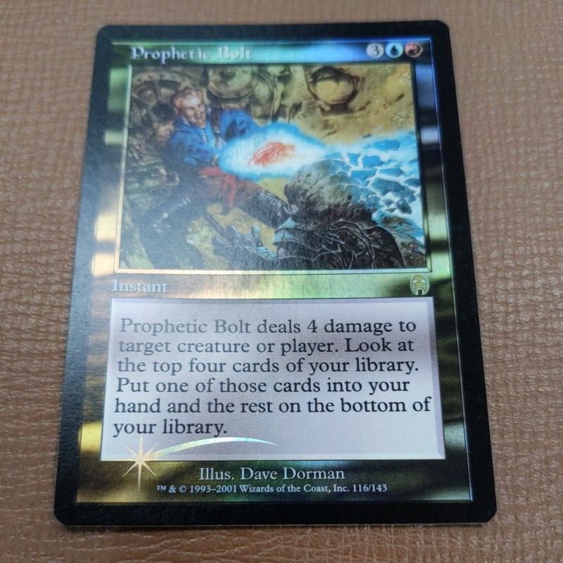 APC 啟示錄 Foil Prophetic Bolt 閃 預言之雷 英文eng | 蝦皮購物