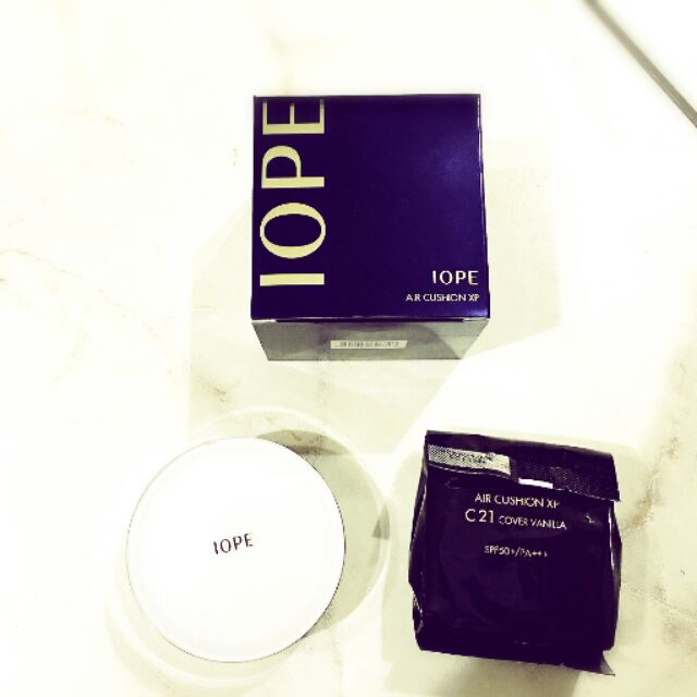 Iope氣墊粉餅 c21 | 蝦皮購物