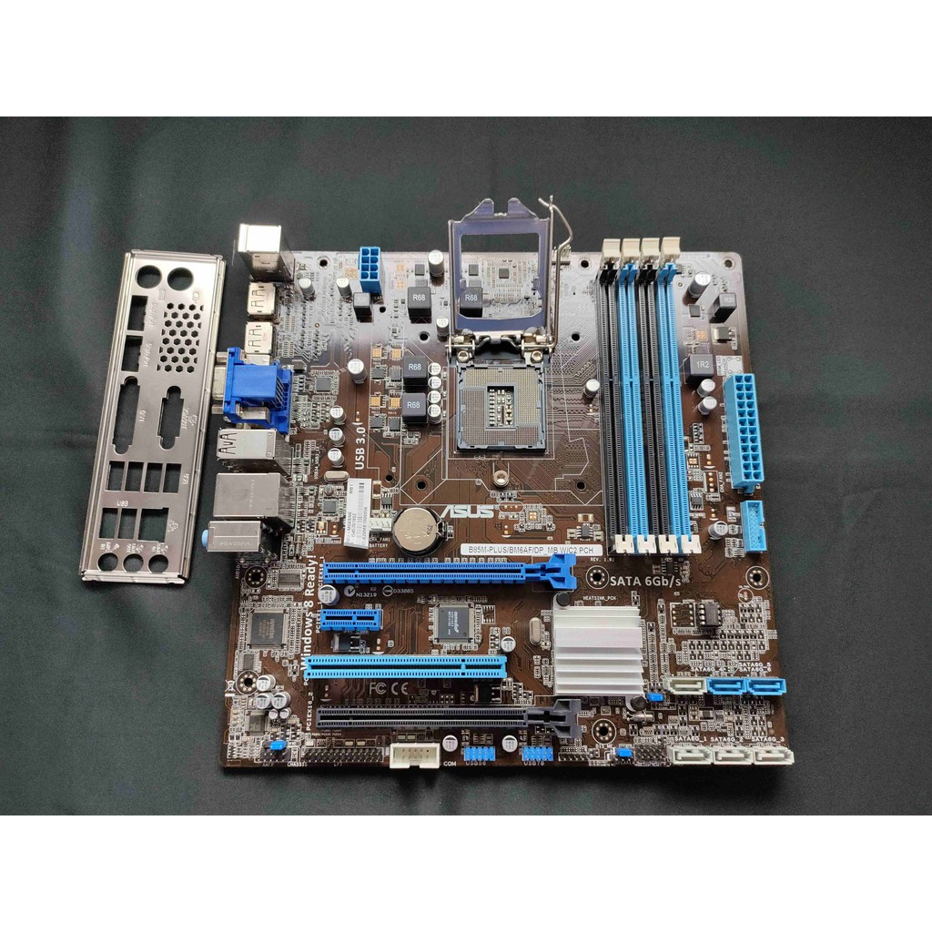 華碩 ASUS B85M PLUS B85 晶片 NVME 開機 LGA 1150 MATX 主機板 | 蝦皮購物