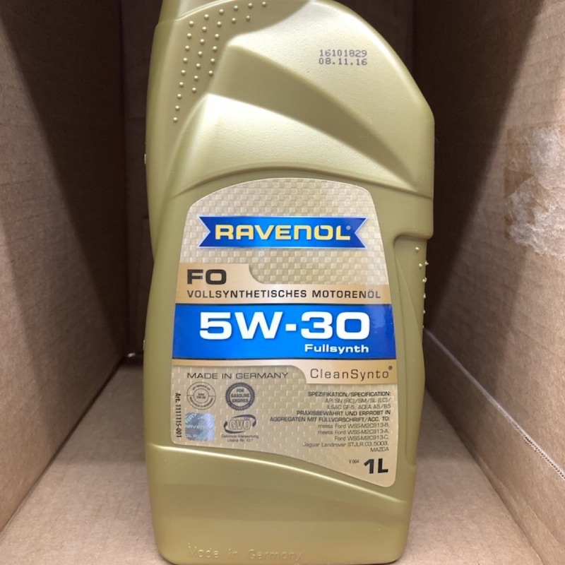 RAVENOL FO 5W30 一公升 | 蝦皮購物