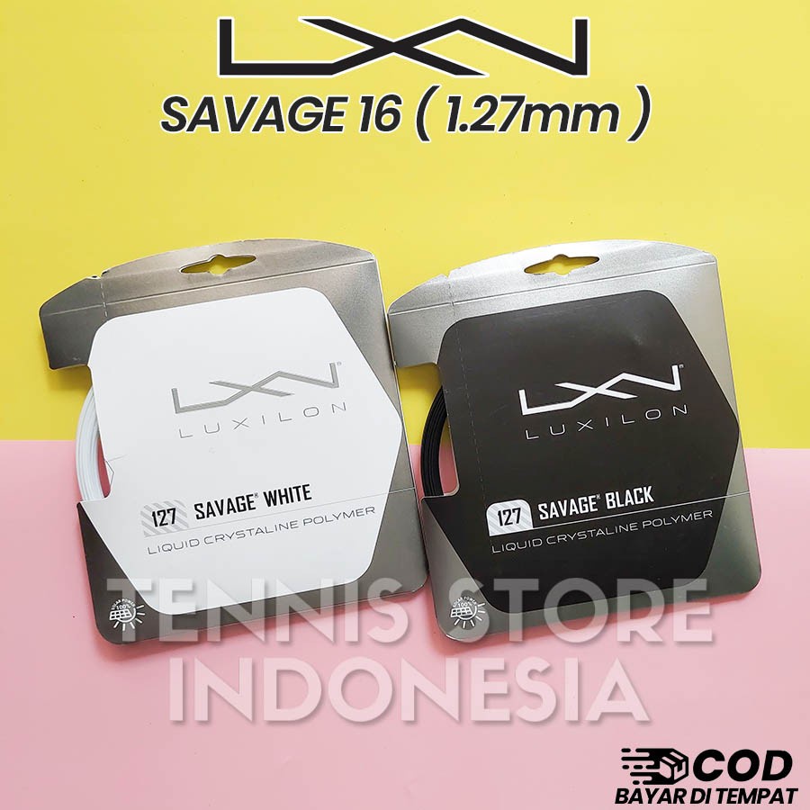 Luxilon Savage 網球線 127 16 1.27 毫米原裝線 | 蝦皮購物