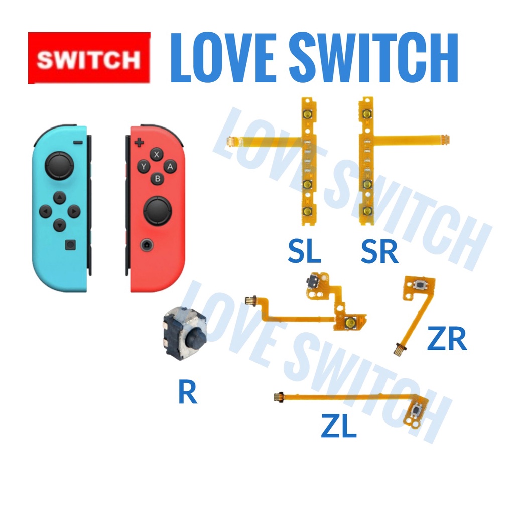 【台灣現貨】任天堂SWITCH JOYCON把手配對排線SL SR ZR ZL L R維修 | 蝦皮購物