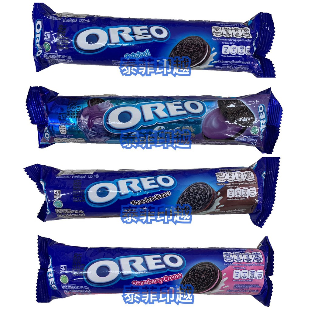 -{泰菲印越} 越南 Oreo 奧利奧 (巧克力/香草/草莓/莓果冰淇淋) 夾心餅乾 約110g | 蝦皮購物
