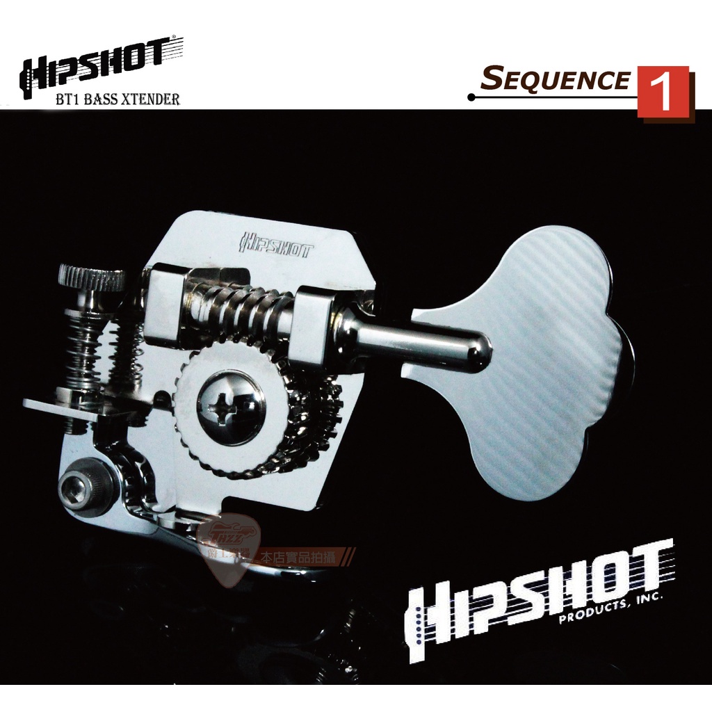 【爵士樂器】美國 HIPSHOT BT1 Bass Xtender D TUNER 貝斯 瞬間降音弦鈕 | 蝦皮購物