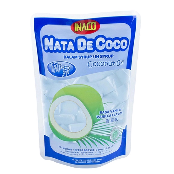 印尼 INACO Nata De Coco 椰果 360ml / 1000ml | 蝦皮購物