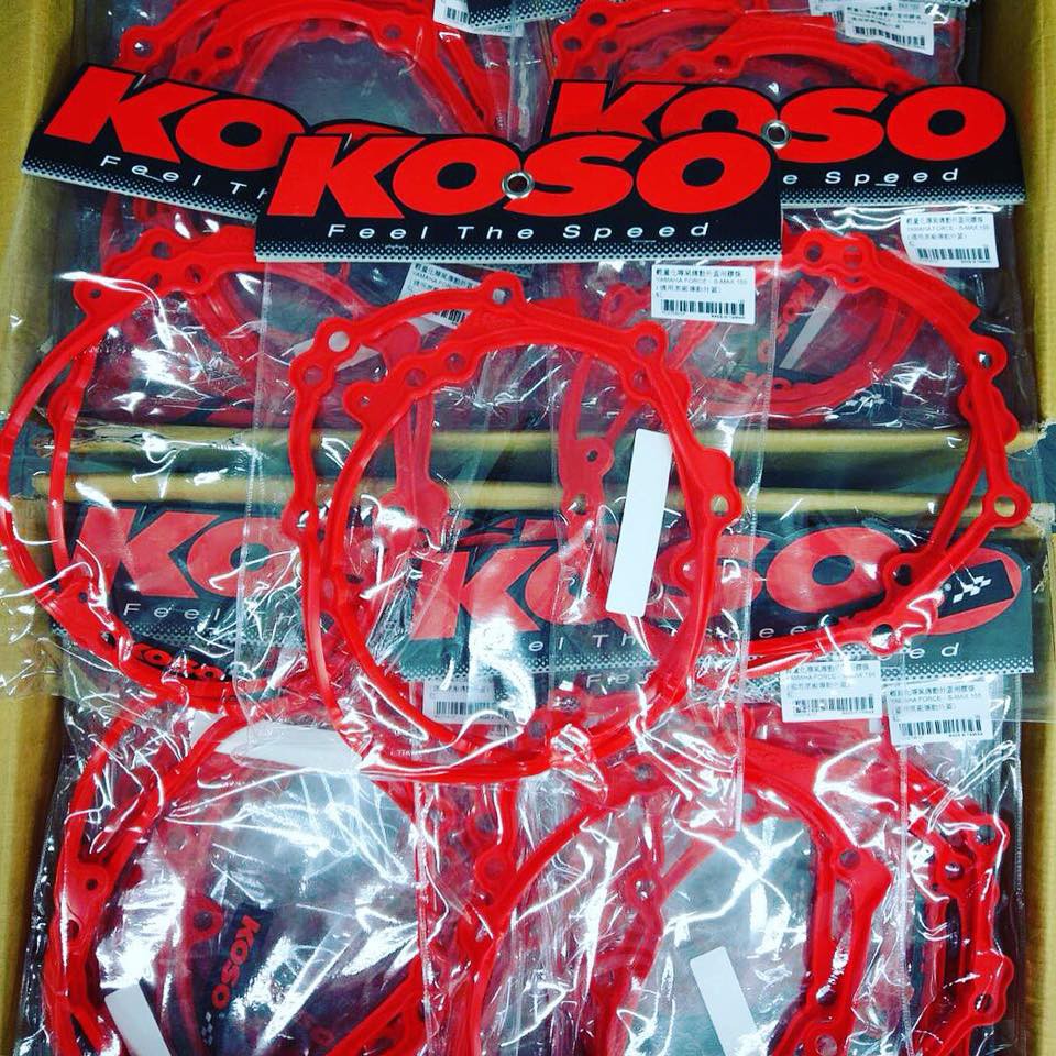 KOSO部品 YAMAHA FORCE 155 / S-MAX 155 輕量化導風傳動外蓋膠條 | 蝦皮購物