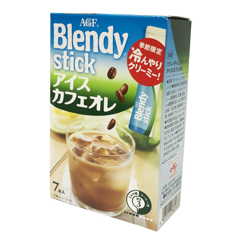舞味本舖 AGF Blendy stick 咖啡歐蕾 抹茶歐蕾 焙茶歐蕾 冰咖啡歐蕾 可可亞系列 | 蝦皮購物