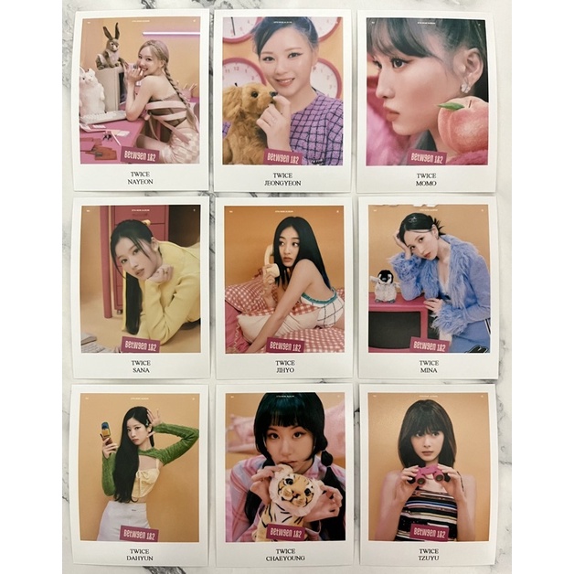 🍭 TWICE 迷你11輯 BETWEEN 1&2 專輯 預購禮 娜璉 Momo Mina 志效 多賢 彩瑛 子瑜 | 蝦皮購物