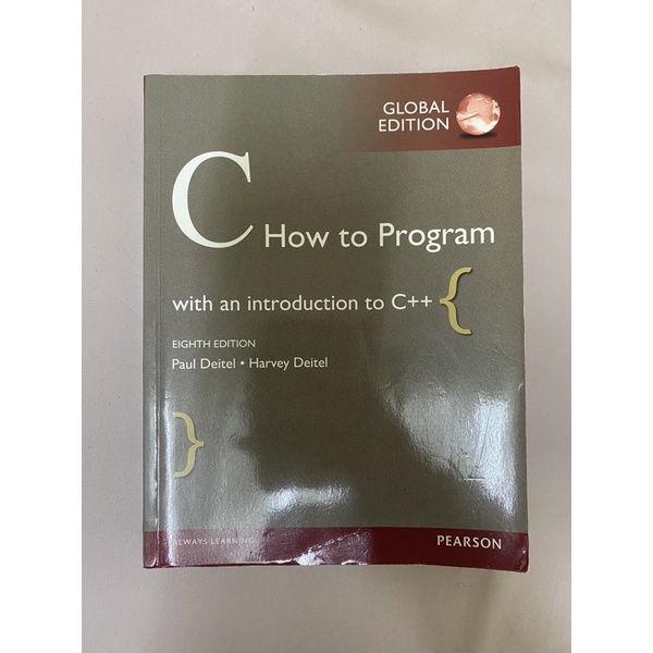 程式設計原文書C How to Program with an introduction to C++ | 蝦皮購物