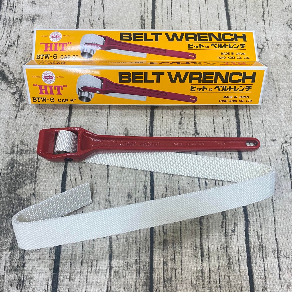 日本 HIT 6"皮帶管子鉗 BTW-6 皮帶板手 皮帶式管鉗板手 日本製 | 蝦皮購物