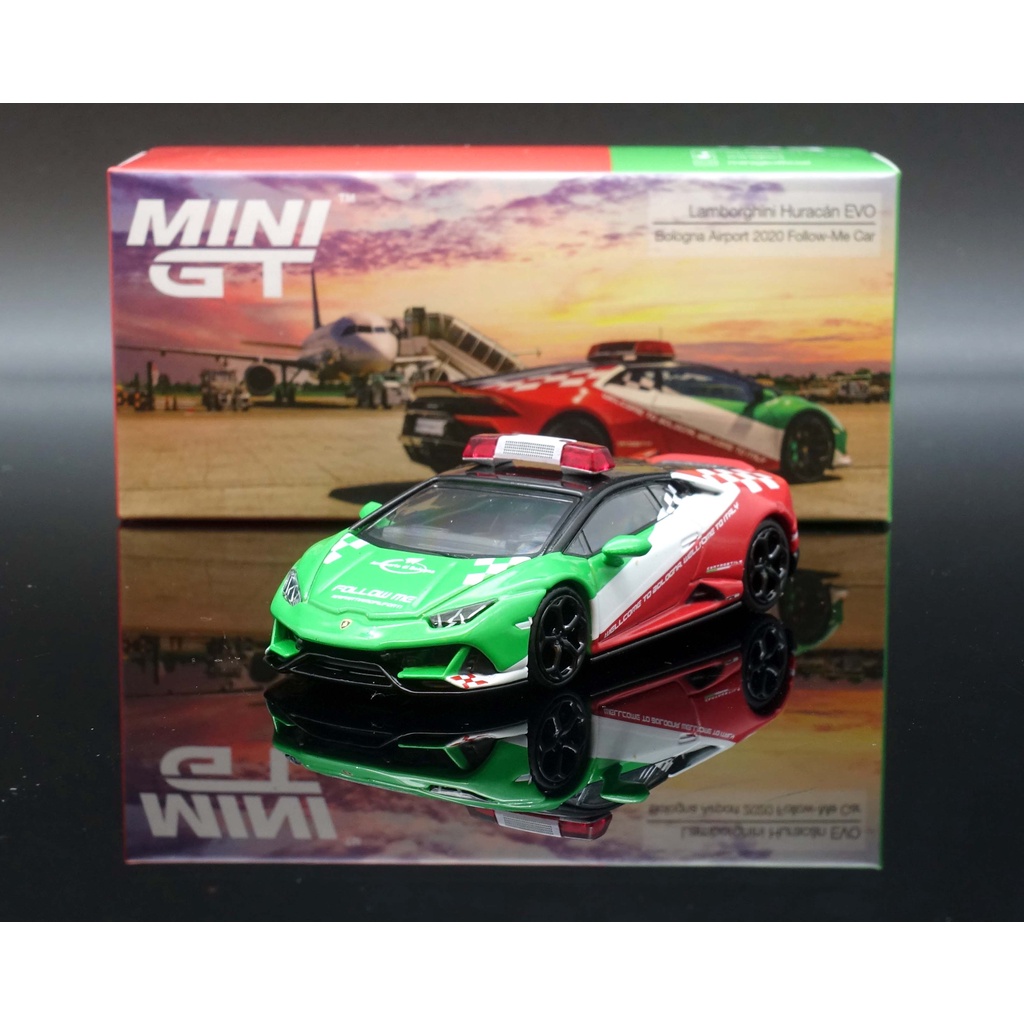 Mini GT 1/64 Huracan EVO Bologna Airport 2020 前導車 #193 MASH | 蝦皮購物