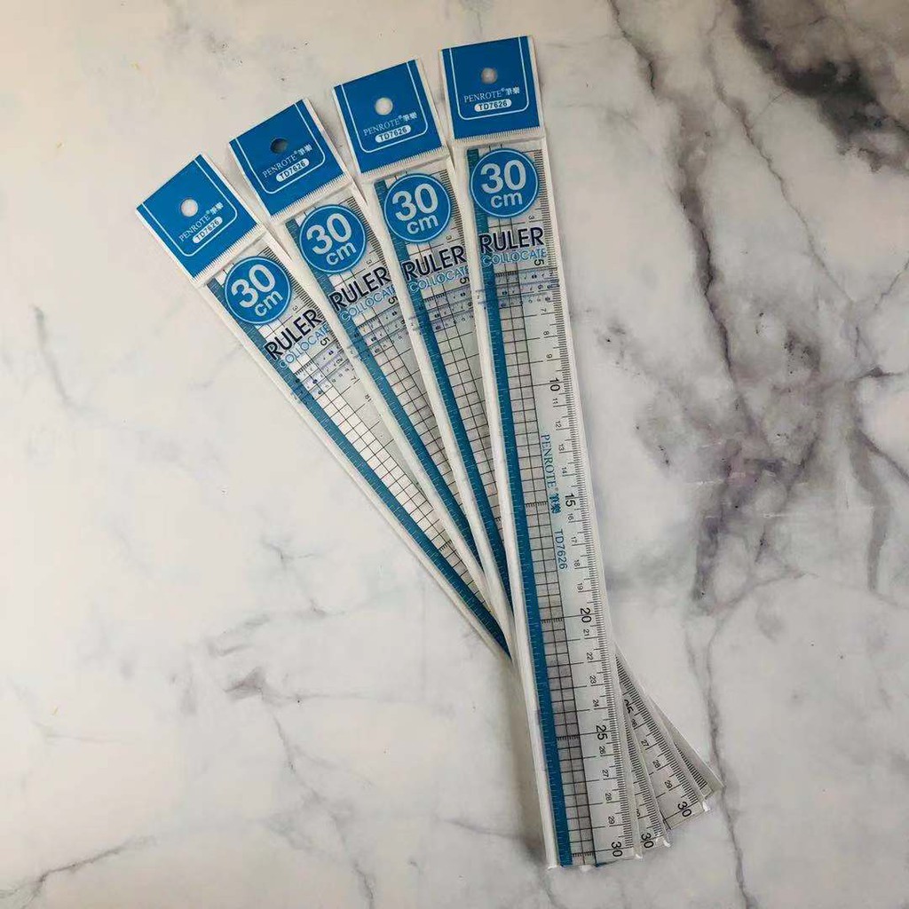 筆樂PENROTE★30cm塑膠尺/直尺/30公分/學生TD7626 | 蝦皮購物