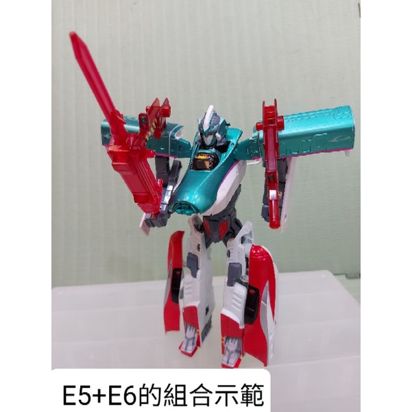 PLARAIL 新幹線變形機器人 DXS01 E5 隼號 綠色 DXS02 E6 小町號 紅色 新幹線機器人 | 蝦皮購物