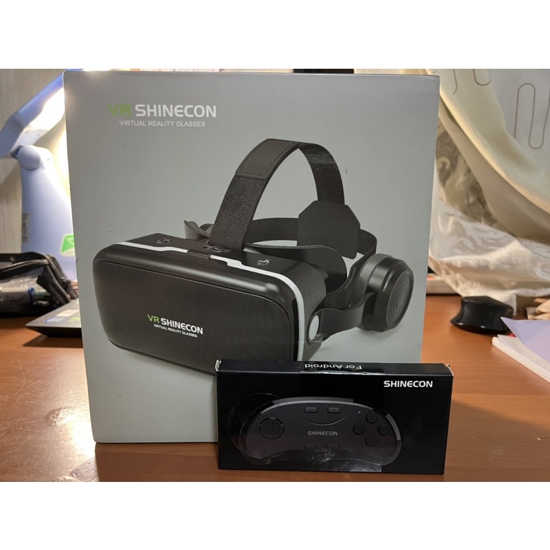 VR眼鏡 千幻魔鏡 vr shinecon 附耳機 遙控器 | 蝦皮購物