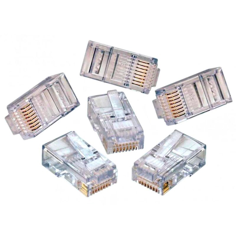 Jeck RJ 45 LAN 電纜頭插頭 8p RJ 45 8p8c 電話針插孔數據線 | 蝦皮購物