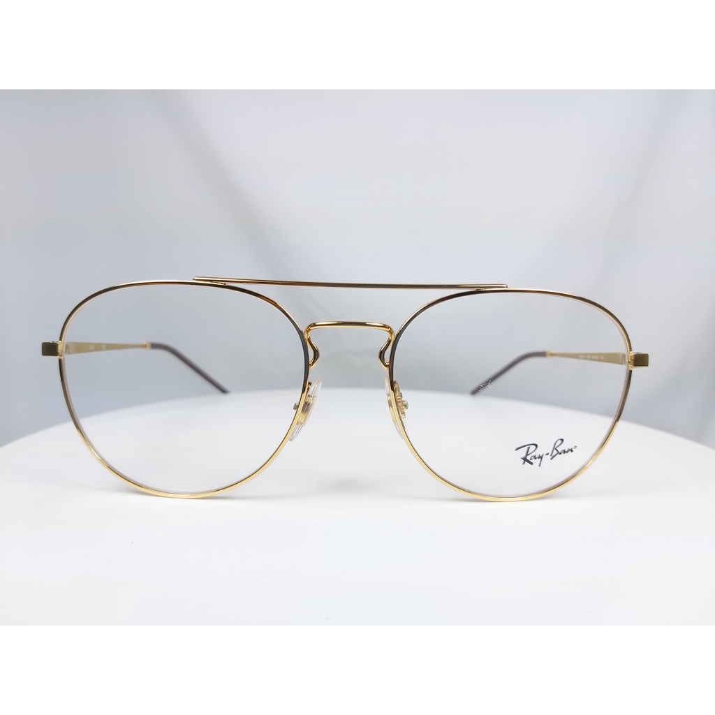 『逢甲眼鏡』Ray Ban雷朋 光學鏡框 全新正品 金色質感細框 經典飛官造型【RB6414-2500】 | 蝦皮購物