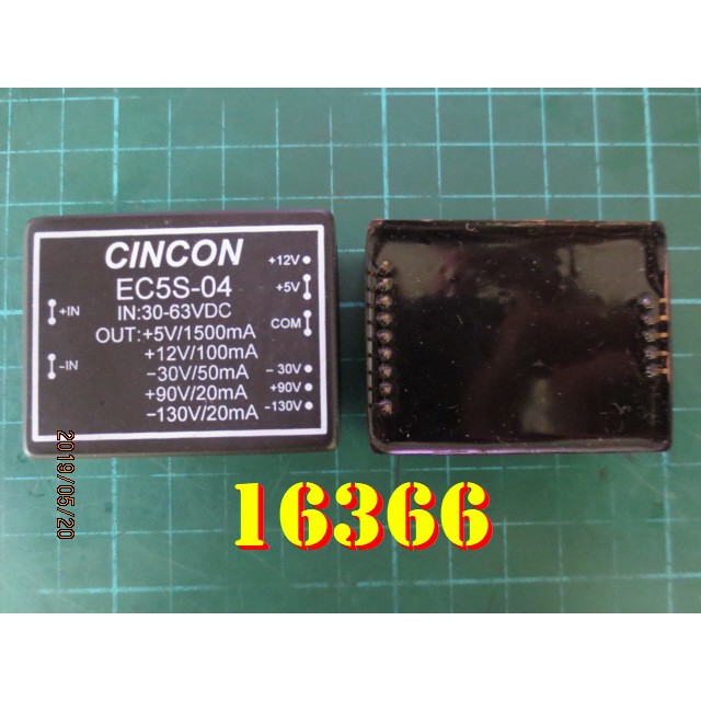 【全冠】CINCON EC5S-04 DC-DC Converter Module 變流器/轉換器 [$500] | 蝦皮購物