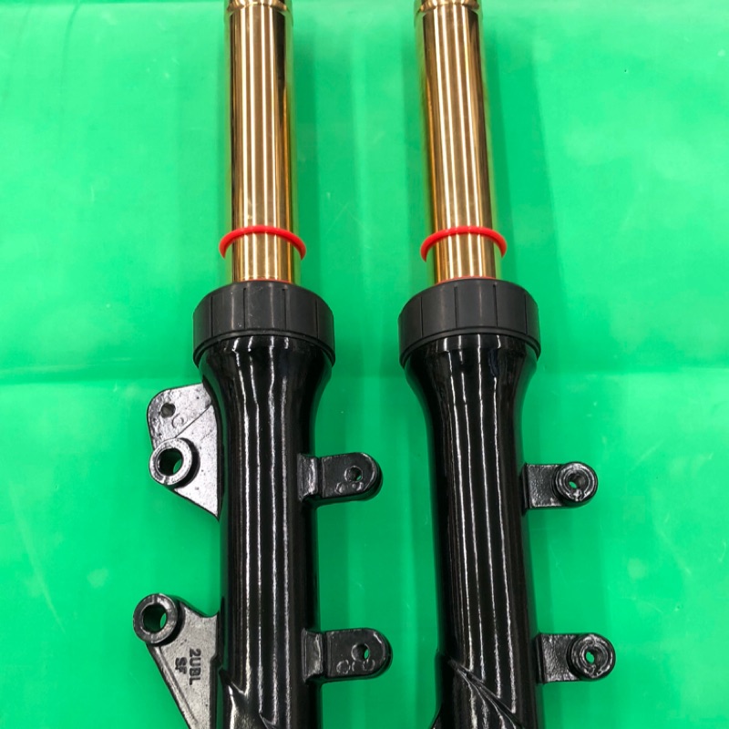 NCY N-17 N17 新勁戰前叉組 前避震 內管 三代勁戰 四代勁戰 勁戰 新勁戰 山海版 悠活版 彩鈦 鍍金 金 | 蝦皮購物