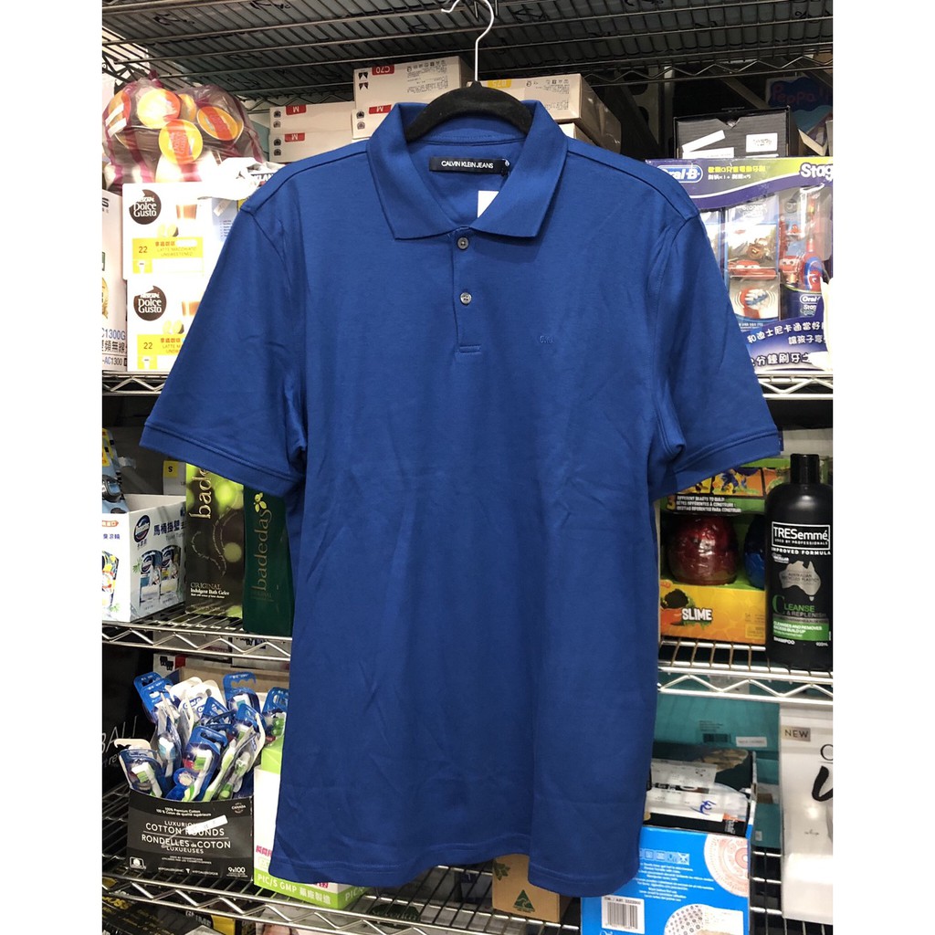 購Happy~CALVIN KLEIN 男款純棉短袖POLO衫 #1338059 | 蝦皮購物
