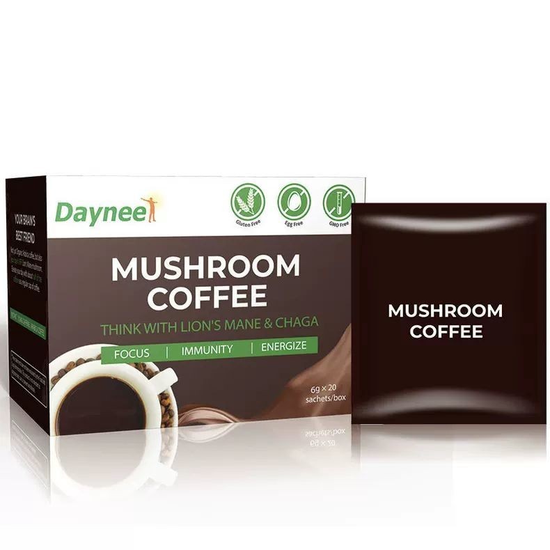🏆mushroom coffee think with lion mane chaga focus immunity | 蝦皮購物