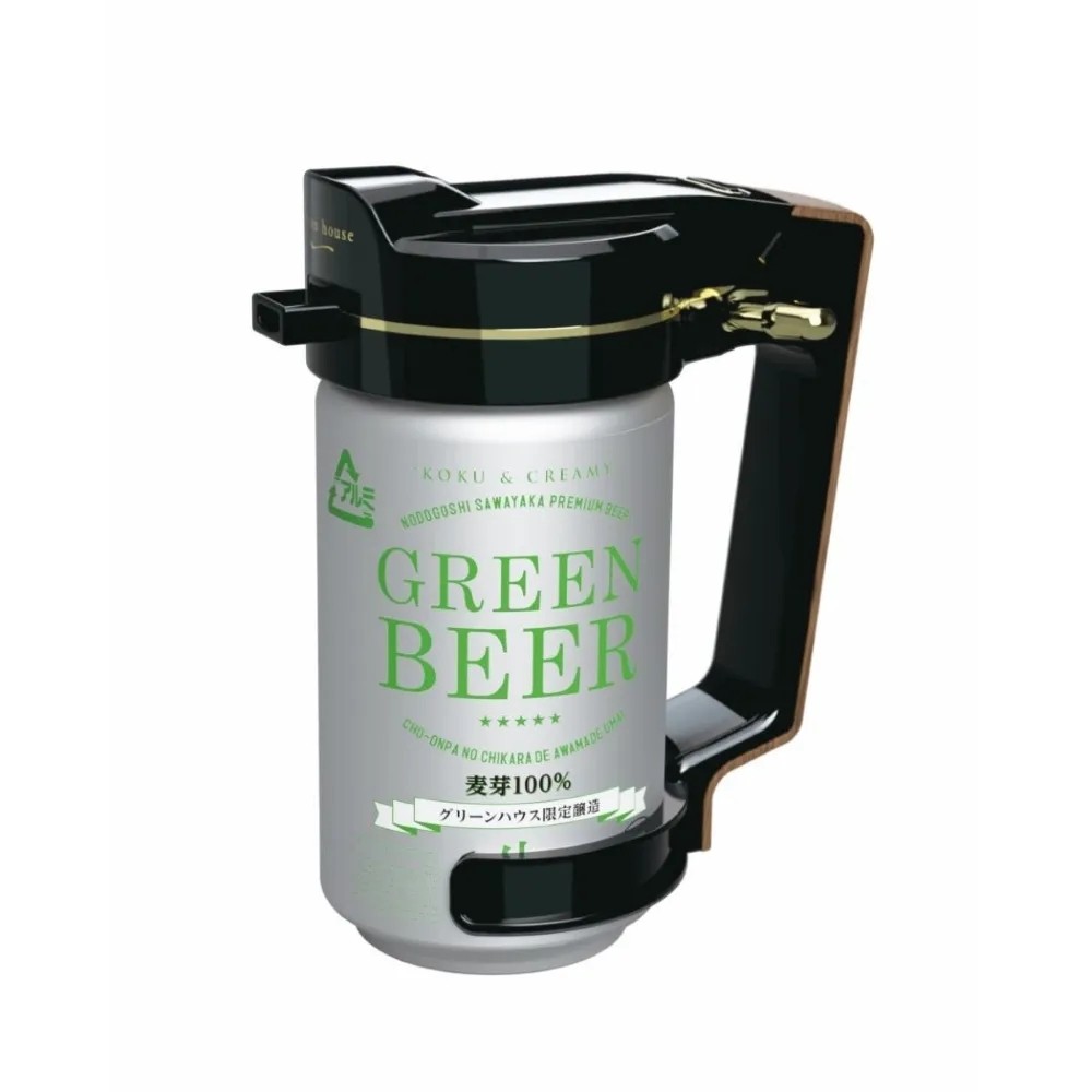【免運-台灣現貨】日本GREEN HOUSE｜4萬次極致音波啤酒金泡機(BEERN) 啤酒機 露營 手持攜帶電池式 | 蝦皮購物