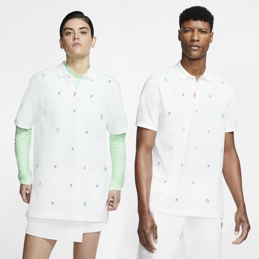 【iNTERWEAVE 誼德威】Nike Golf Polo 中性 經典幸運符號短袖Polo衫 白 CI9783-100 | 蝦皮購物