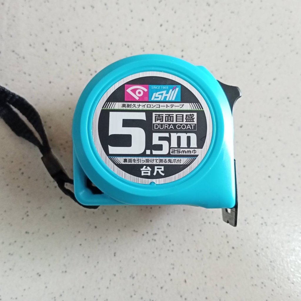 【冠輝五金】ISHII 捲尺 5.5M 鳥頭牌 雙面 台尺 魯班 | 蝦皮購物