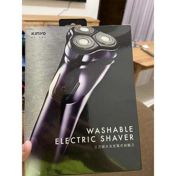 [全新]KINYO 三頭電動刮鬍刀（KS-503) | 蝦皮購物