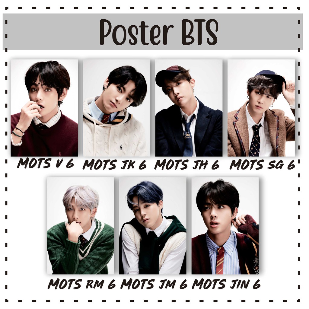 Kpop BTS MOTS 7 成員 Jungkook Taehyung Jin Jimin Suga JHOPE Ra | 蝦皮購物