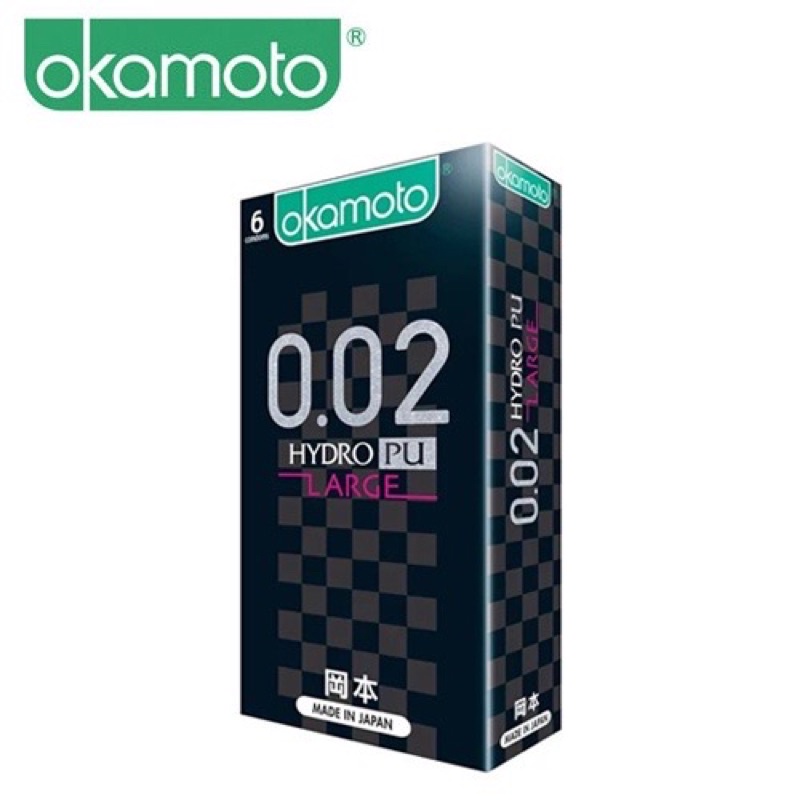 【實體門市】岡本Okamoto 002 HYDRO 水感勁薄 加大保險套 (6入裝) | 蝦皮購物