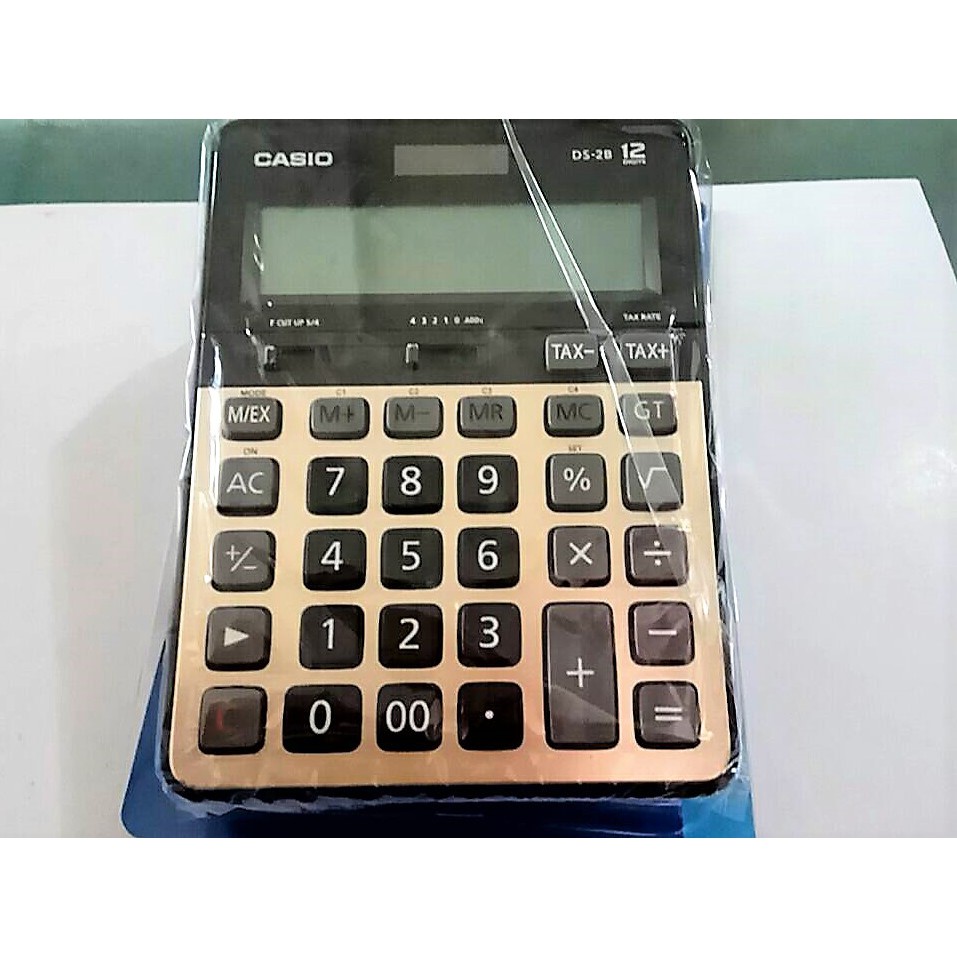 【CASIO卡西歐】12位數 雙電源頂級商用計算機 (DS-2B) | 蝦皮購物