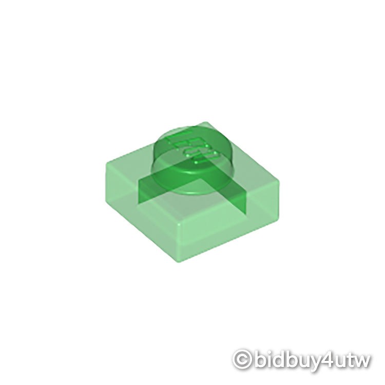 LEGO零件 薄板磚 1x1 3024 透明綠色 4217436【必買站】樂高零件 | 蝦皮購物