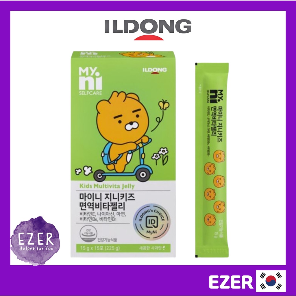 [ILDONG] Myni Kids Multivita Jelly 兒童複合維生素果凍 Kakao / 15包 | 蝦皮購物