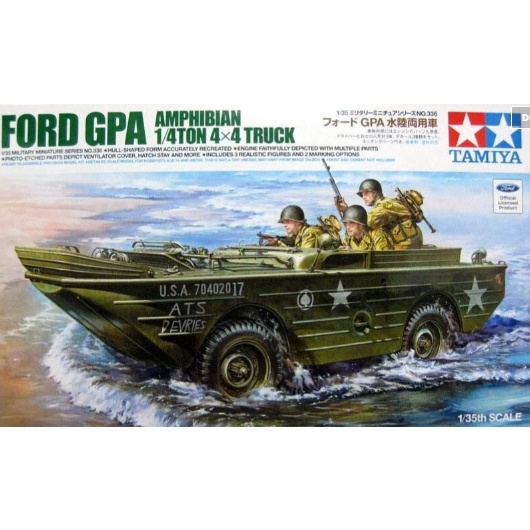 TAMIYA 田宮 1/35 美軍 FORD GPA 1/4 TON 4X4 TRUCK 水陸兩用車 貨號35336 | 蝦皮購物
