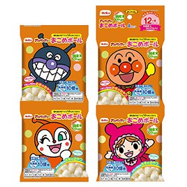 +爆買日本+ Befco 栗山米果 4連 麵包超人小米果 40g 四連包 12個月以上 一歲以上幼兒 日本原裝進口 | 蝦皮購物