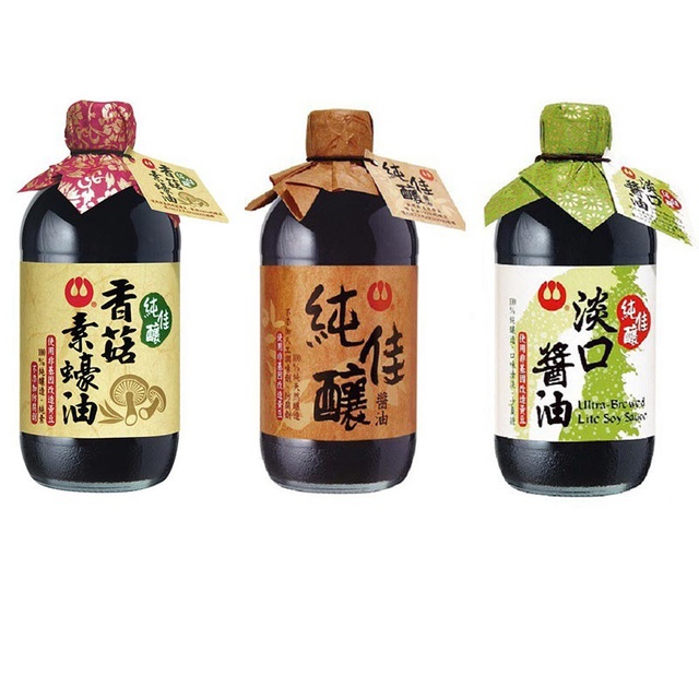 【蝦皮直營】萬家香 純佳釀醬油450ml/純佳釀淡口醬油450ml/純佳釀香菇素蠔油510g | 蝦皮購物