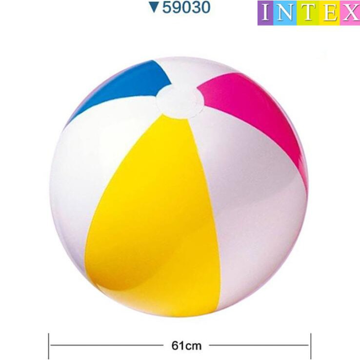 INTEX 59020 四色充氣沙灘球 51公分 沙灘排球 流行海灘球 童趣戲水球 遊戲球塑膠球 迷露森活 | 蝦皮購物