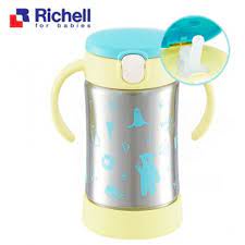 【Richell利其爾】TLI水杯系列/不鏽鋼吸管保溫杯300ml(艾登熊) | 蝦皮購物