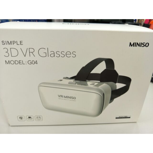 全新 Miniso VR Glass 名創優品 VR 3D立體戴式眼鏡 | 蝦皮購物