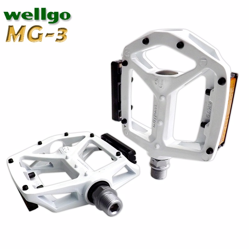 出清 維格 WELLGO MG-3 MG3高階鎂合金大面積培林 踏板 (白色) | 蝦皮購物