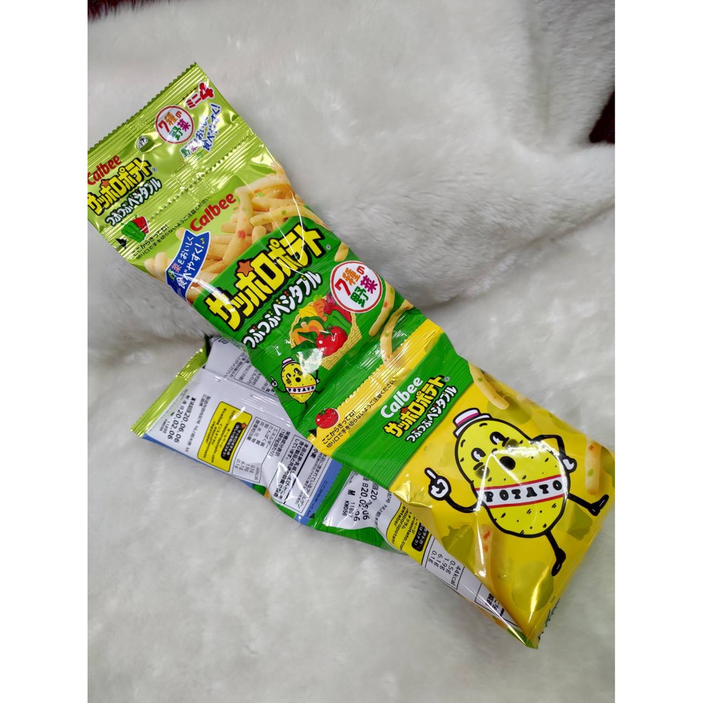 卡樂比Calbee 4連 蔬菜 薯條 36g 4連 心型野菜餅 40g JP999206 | 蝦皮購物