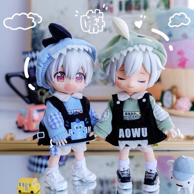 《現貨》【風閣】恐龍 小分隊 套裝 娃衣-ob11/黏土人/gcs/12分娃/娃褲/毛衣/衣服/恐龍/T恤/套裝/新品 | 蝦皮購物