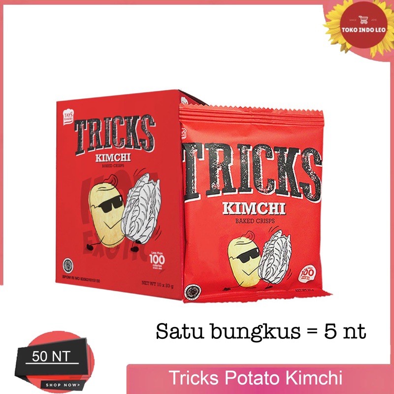 Tricks snack Potato Chips rasa Rendang / Asian bbq / kimchi | 蝦皮購物