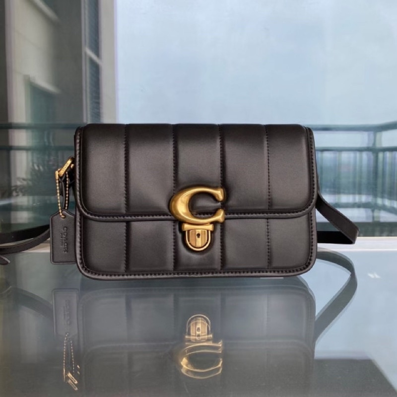 COACH 新款studio系列郵差包 羊皮材質 質感超棒 大號可放長夾6648 7725 | 蝦皮購物